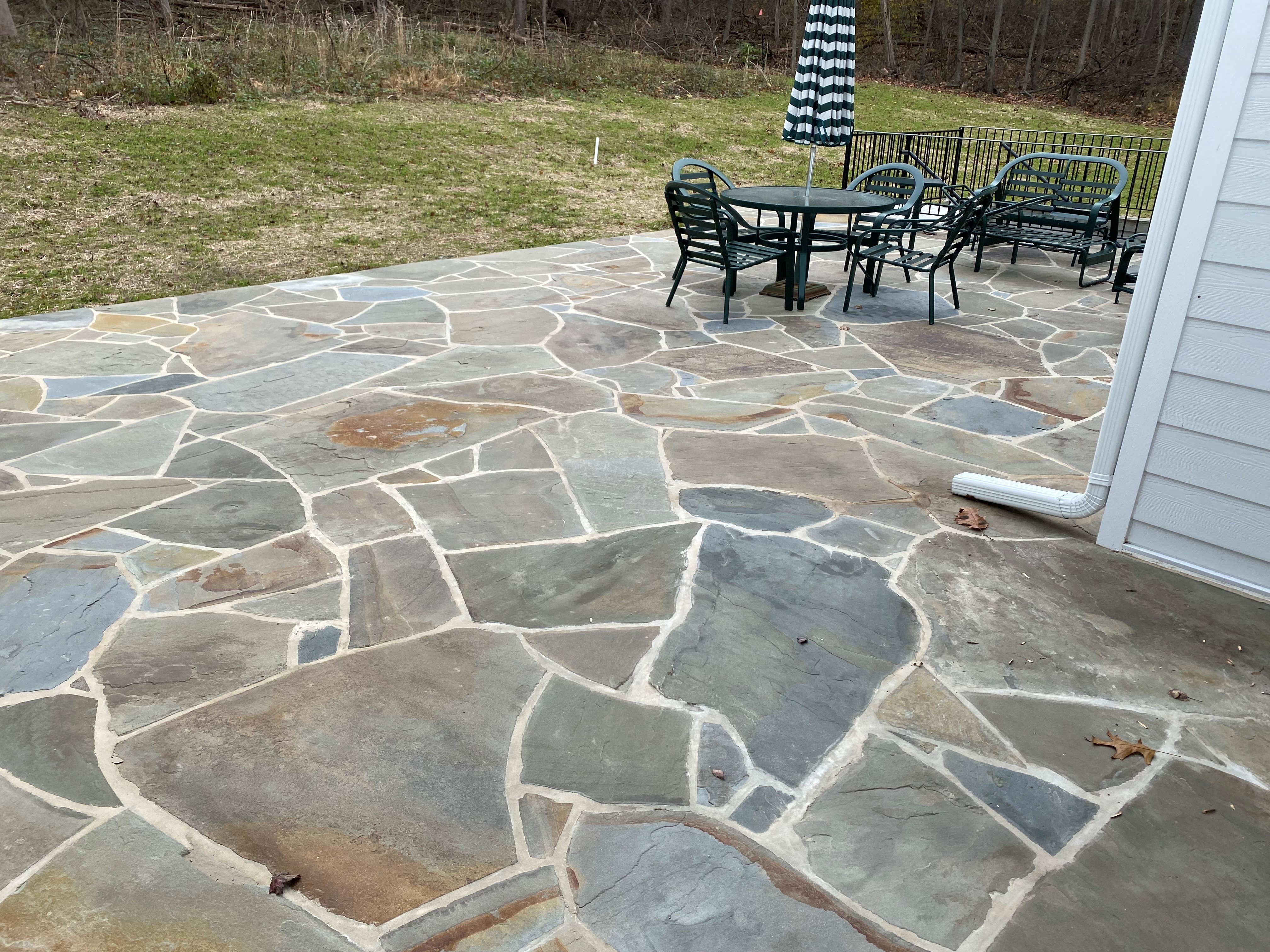 Irregular PA Bluestone Patio